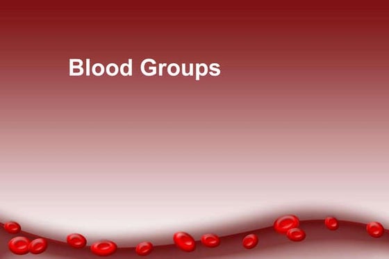 Blood group ppt | PPT