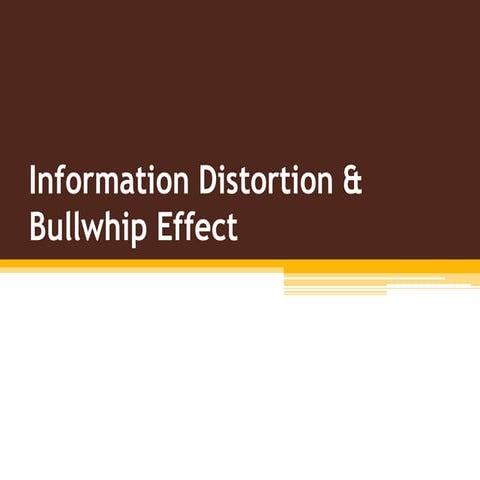 12-Bull Whip Effect from supply chain management | PPT