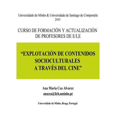 12. Contenidos Socioculturales 04 | PPT | Education