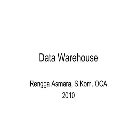 12 Data Warehouse Data Warehouse Ppt Pdf