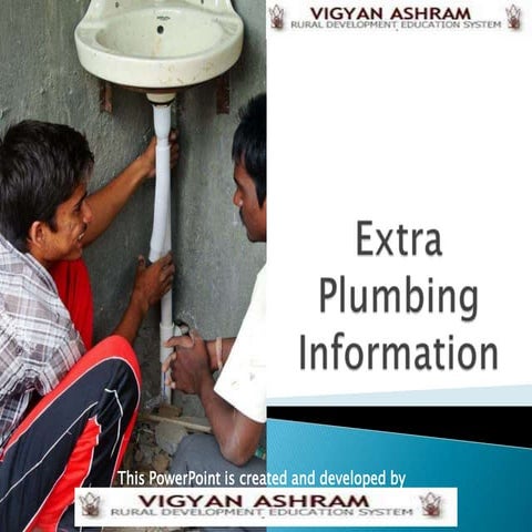 extra plumbing information | PPTX | Indoor Environmental Quality | Home ...