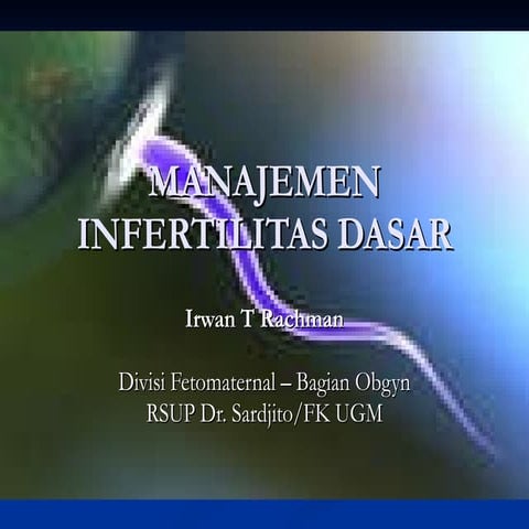 Infertilitas dasar | PPT