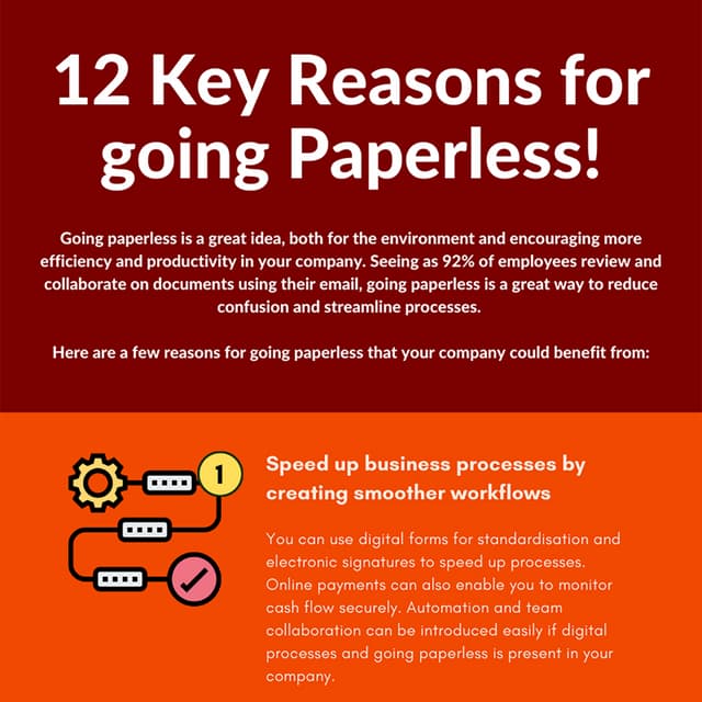 12 Key Reasons for Going Paperless | PDF