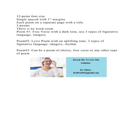 12-point font sizeSingle spaced with 1” marginsEach poem on a se.docx