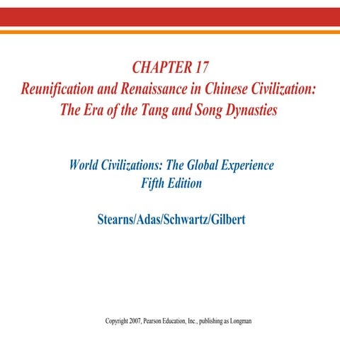 12. Reunification and Renaissance in China | PPT