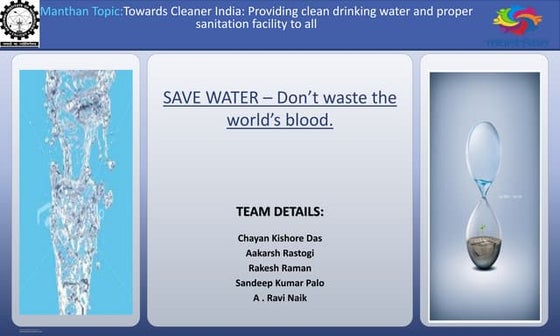 Water, Conservation & Management | PPT | Agriculture | Industries