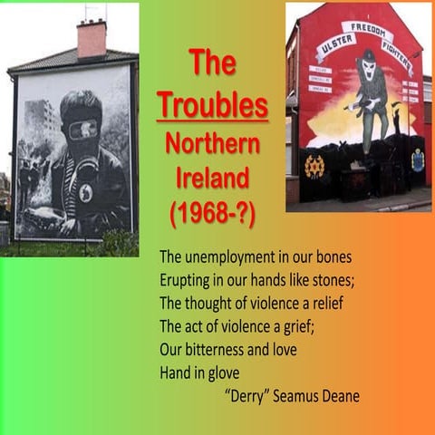 12. S Northern ireland troubles to 2011 | PPTX