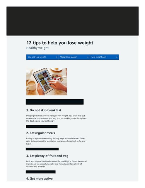 Eat a balanced diet for mental health and healthy life | PDF