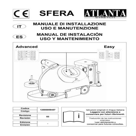 12000009457 sfera sfera easy rev 03 it es ATLANTA | PDF