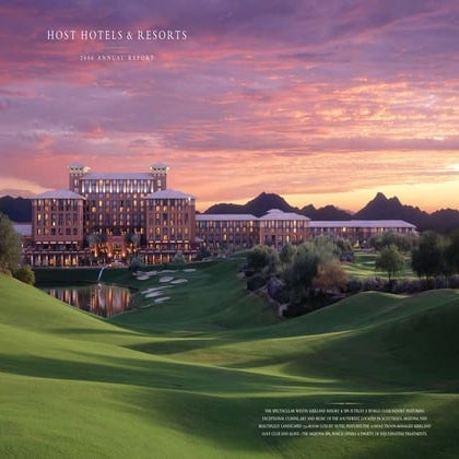 HostHotels_06AnnualReport | PDF