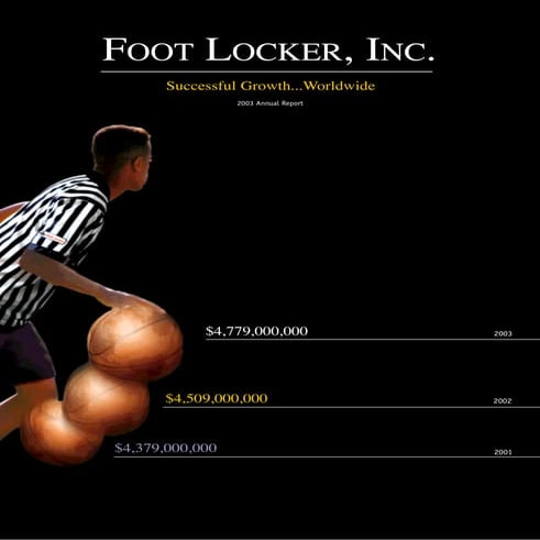 foot locker annual reports 2003 | PDF