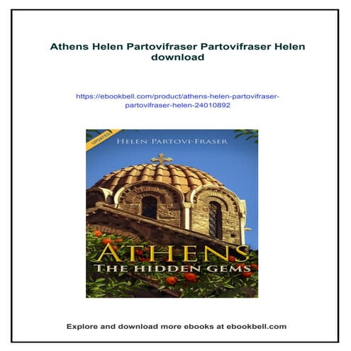 Athens Helen Partovifraser Partovifraser Helen | PDF