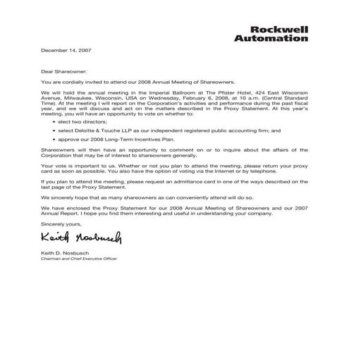 ROCKWELL AUTOMATION 2008_proxy | PDF