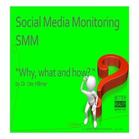 Social Media Monitoring SMM | PPT