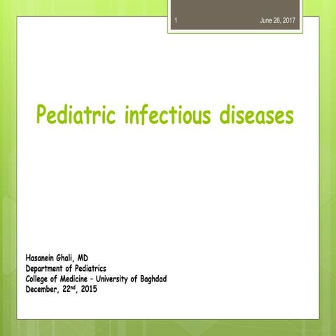 infectious disease | PPT