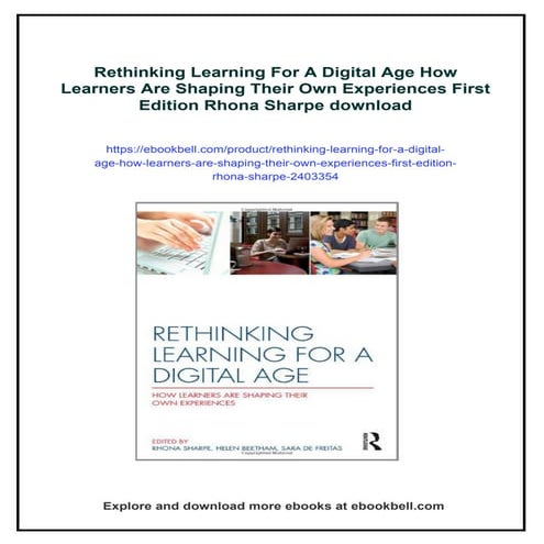 Rethinking Learning For A Digital Age How Learners Are Shaping Their ...