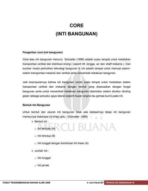 Materi Inti Bangunan (Building Core) .pdf