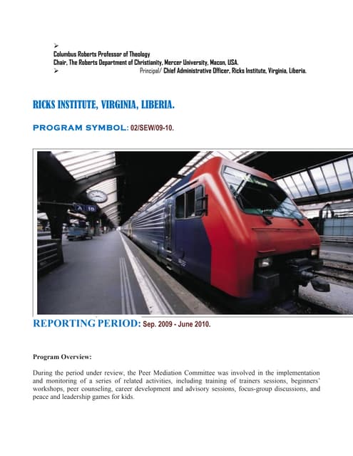 AMERICAN CORNER REPORT FORMATx | DOC