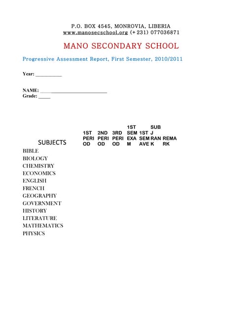 AMERICAN CORNER REPORT FORMATx | DOC