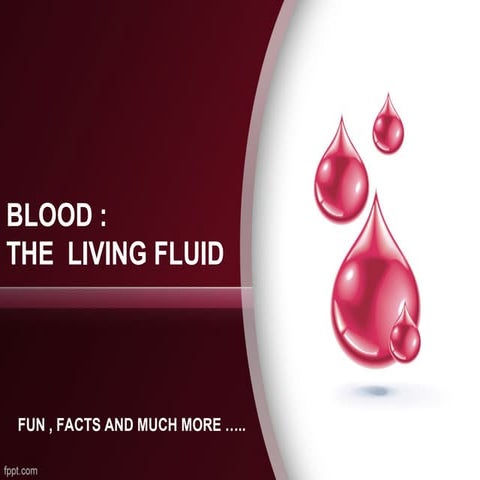 BLOOD:facts and fun | PPT