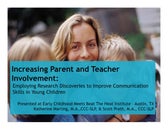 Unit 3: Parent-Friendly IEPs - Parental Involvement Notes | PDF