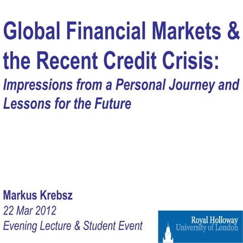Macroeconomics and Global Financial Markets | PDF