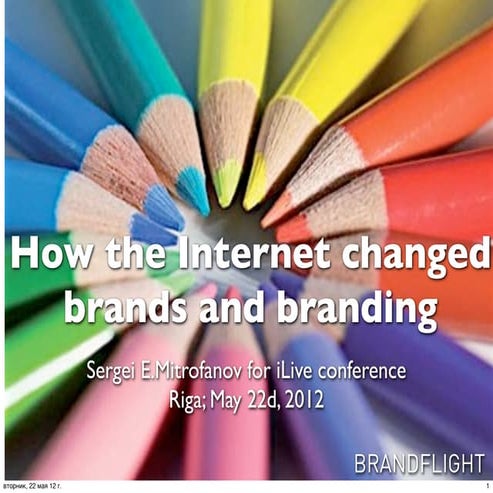 How the Internet changed brands and branding | PDF | Small and Medium ...