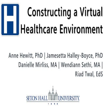 Constructing a Virtual Healthcare Environment | PDF | Technology & Computing
