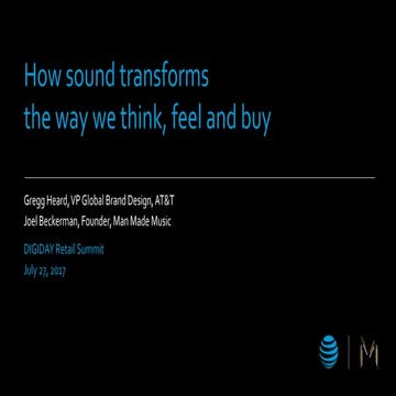 AT&T & Man Made Music: How Sound Transforms the Way We Think, Feel and ...