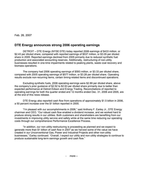 dte_3Q06ER | PDF