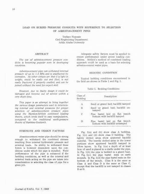 STRUCTURAL DESIGN OF PIPE CULVERT TO BS EN 1295-1 | PDF
