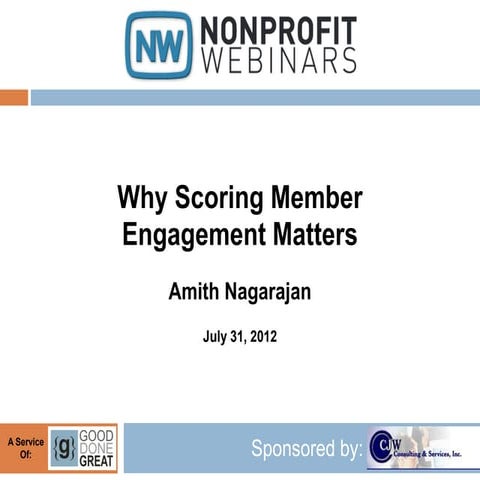 Why Scoring Member Engagement Matters | PDF