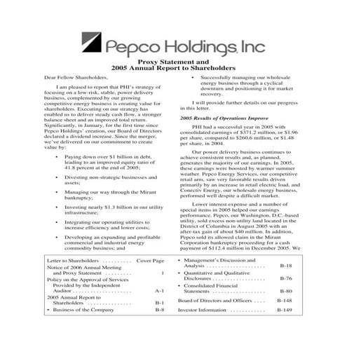 phi proxystatement2005report | PDF
