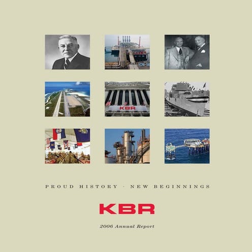 KBR_2006_Annual_Report | PDF
