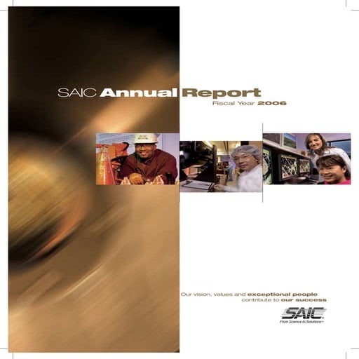 saic annual reports 2006 | PDF