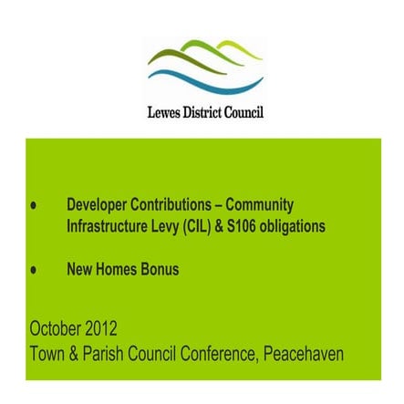 Lewes District Council - Developer Contributions - Town & Parish ...