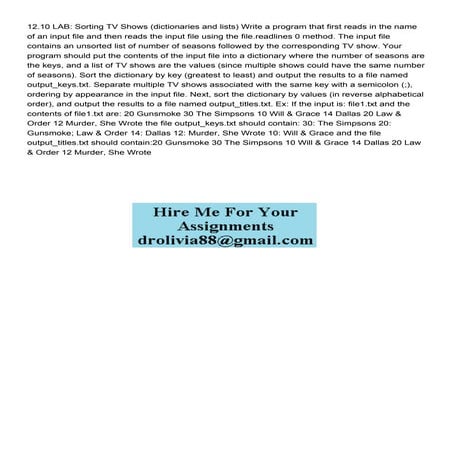 1210 LAB Sorting TV Shows dictionaries and lists Write a.pdf