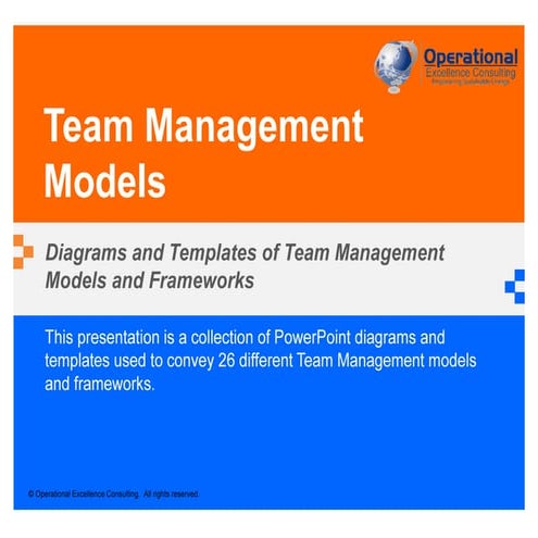 Team Management Models | PDF