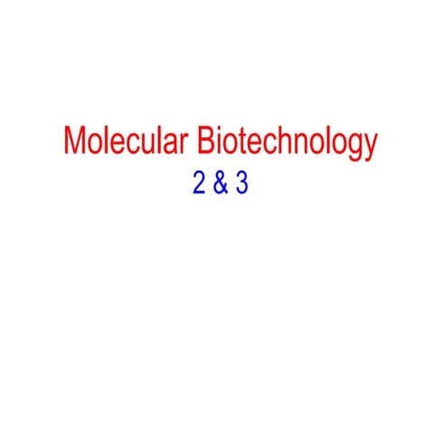 Molecular Technology | PPT