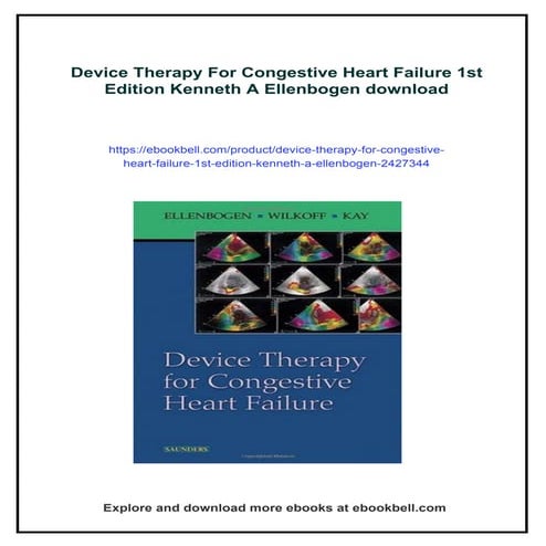Device Therapy For Congestive Heart Failure 1st Edition Kenneth A ...