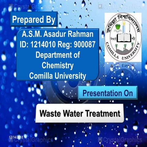 SOURCES AND EFFECTS OF WATER POLLUTANTS ON HUMAN HEALTH, QUALITY ...