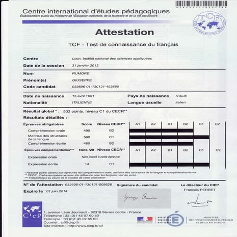Percorso formativo laurea triennale Alessandro Iudicone / Master degree ...