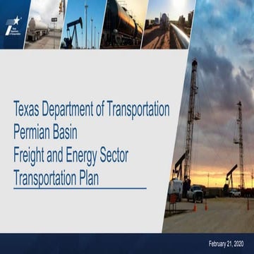 Texas Department of Transportation Permian Basin Freight and Energy ...