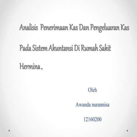 12160200 ( awanda nurannisa ) | PPT