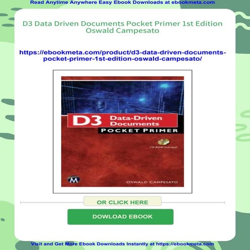 D3 Data Driven Documents Pocket Primer 1st Edition Oswald Campesato | PDF