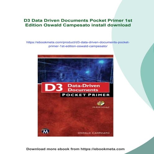 D3 Data Driven Documents Pocket Primer 1st Edition Oswald Campesato | PDF