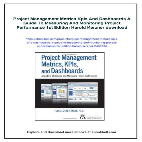 Project Management Metrics Kpis And Dashboards A Guide To Measuring And Monitoring Project ...