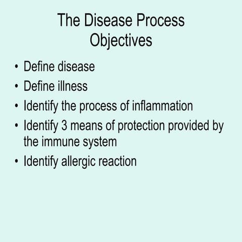 121 Week 2 Chapter 1 Disease Process | PPT