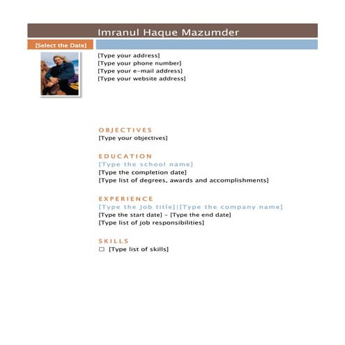 Resume Sample 2 | DOCX