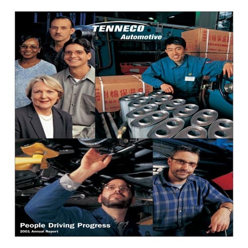 tenneco annual reports 2001 | PDF